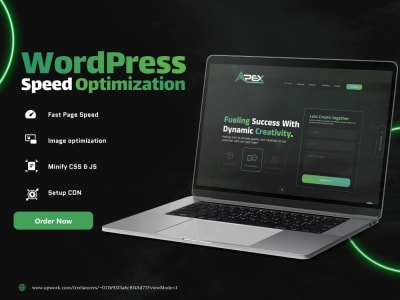 A WordPress Page Speed Optimization and improves the load time | Upwork