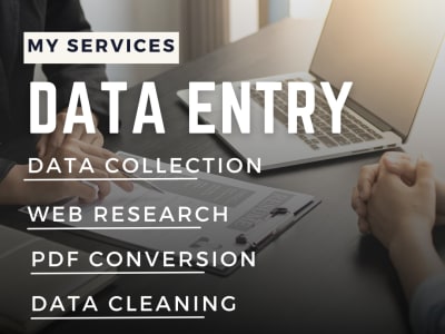 Data entry, data collection, web research and pdf to word. | Upwork