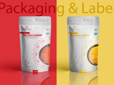 Unique label or packaging, label design concept, and layouts | Upwork