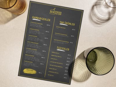 An eye-catching menu for your cafe or restaurant | Upwork