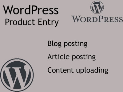 Wordpress Product Entry/product listing | Upwork