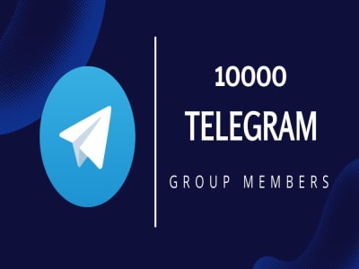 10,000 Telegram members for your channel or group | Upwork
