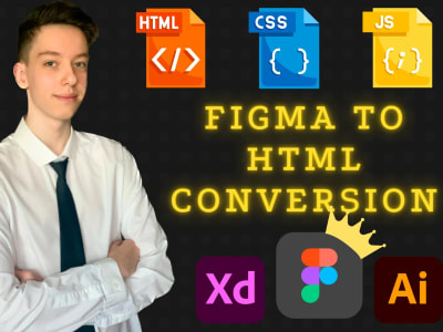 A Responsive, Pixel-Perfect Figma to HTML conversion | Upwork