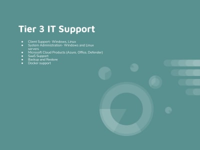 Tier 3 IT support | Upwork