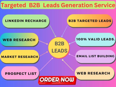 Targeted b2b Lead Generation Service | Upwork