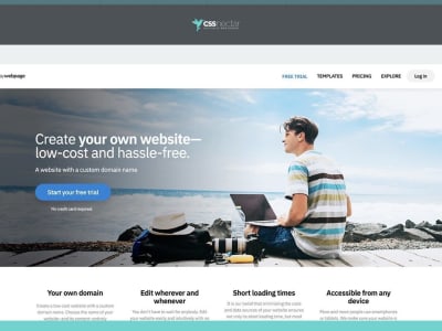 Frontend website using html5, css3, javascript and bootstrap, ui ux ...