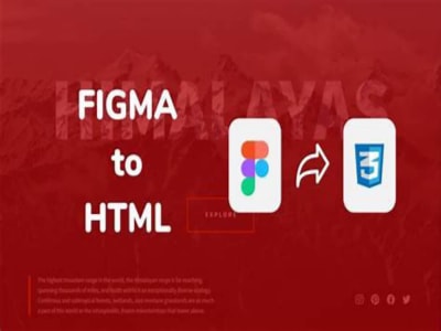 Figma/PSD to Html, Css and Responsive bootstrap website design | Upwork