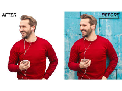 Remove background from image with white or transparent | Upwork