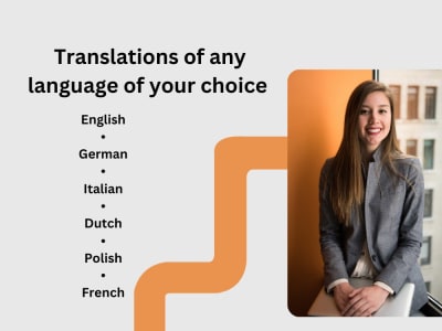 Translations of any language of your choice | Upwork