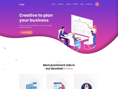 Custom and responsive website design using PHP or Laravel | Upwork