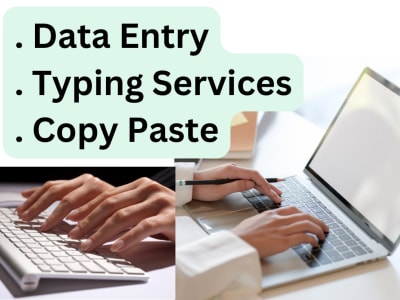 Data Entry and Typing Service | Upwork
