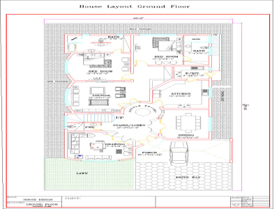 Services to make autocad drawing, layouts by drafting and 2d designs ...