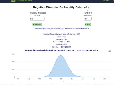 A Probability distribution or density calculator script | Upwork