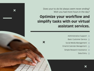 Efficient Admin Support | Boost Productivity | Streamline Your Success | Upwork