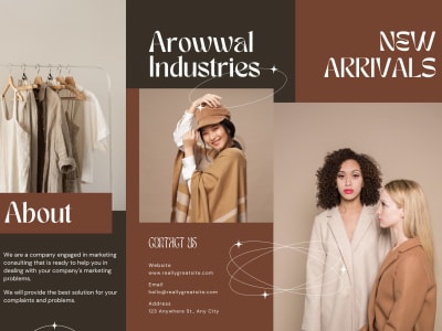 MInimalist Beige E-poster Design | Upwork