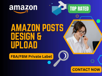 Amazon Posts Design and Upload | Upwork