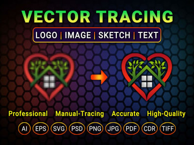 Vector tracing, vectorize logo, and convert image to vector | Upwork