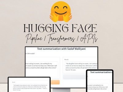 Integrate Hugging Face Pipeline, Transformers, APIS | Upwork
