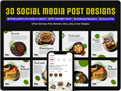 A unique eye-catching Social Media Post, Banner, Ads, Cover design | Upwork