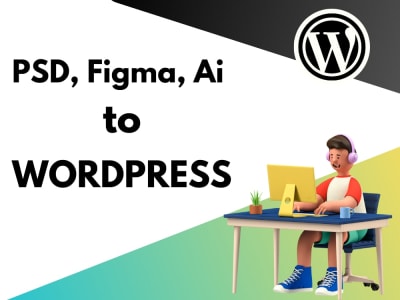 Professional WordPress website | PSD, FIGMA, Ai to WordPress Conversion | Upwork