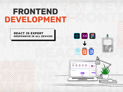 Reactjs Web App - Convert PSD/Xd/Figma design into React js, Html/CSS. | Upwork