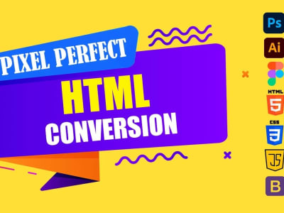 Figma/PSD/XD to responsive HTML/CSS/Bootstrap/Tailwind Css website | Upwork