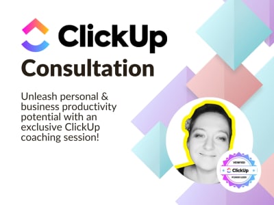 Training Session with an Expert-Vetted ClickUp Verified Power User | Upwork