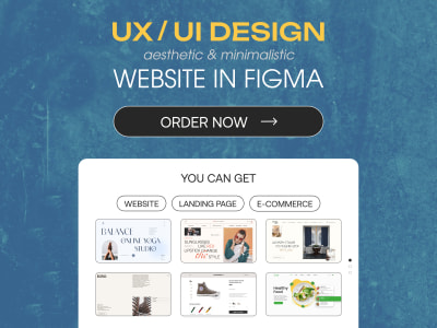 Aesthetic and user-friendly website design in Figma | Upwork