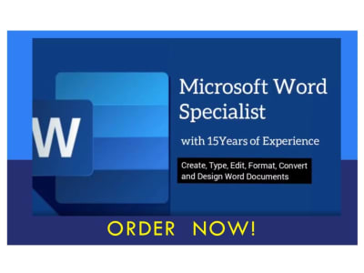 Well formatted Microsoft Word document in 24Hours | Upwork