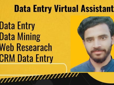 Web research,data entry, typing, copy paste & virtual assistant | Upwork