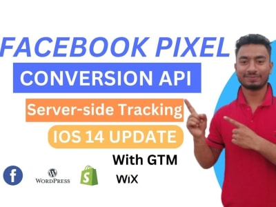 Setup facebook pixel conversion API for tracking via GTM | Upwork