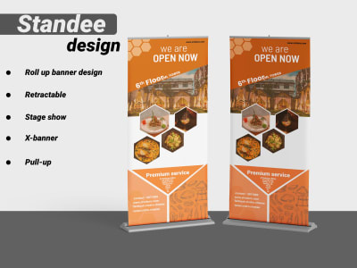 A standee,roll up banner | Upwork