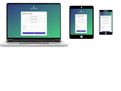 A Responsive React/Angular Java Login Page with Full Authentication ...