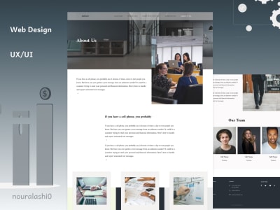 A unique and responsive modern business website | Upwork