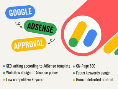 Your website Adsense approval with unique content and website design ...