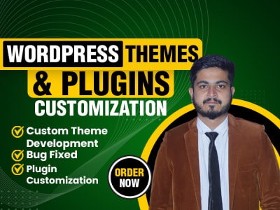 A custom WordPress site or any theme or plugin customization. | Upwork