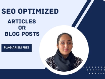 SEO optimized articles and blog posts | Upwork