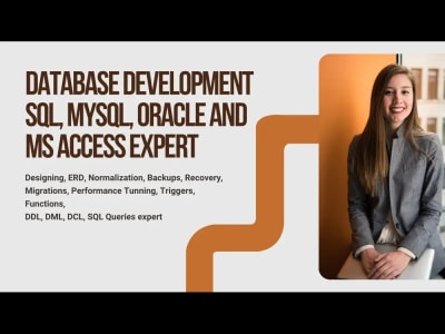 Database Expert(Oracle, SQL, MySQL, Access) | Upwork