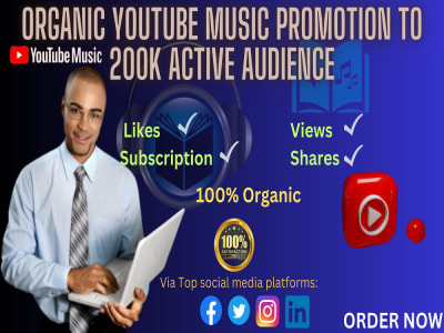 Organic youtube music video promotion | Upwork