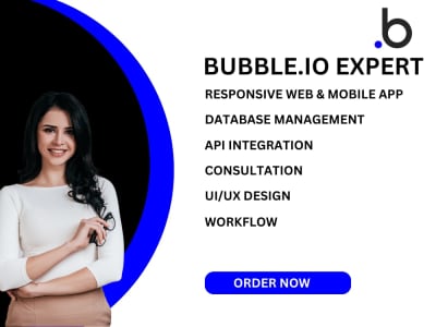Develop bubble website, and mobile app design using the bubble.io | Upwork
