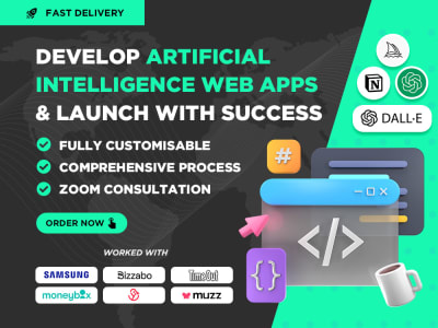 Custom webapp ai artificial intelligence application react node fullstack | Upwork