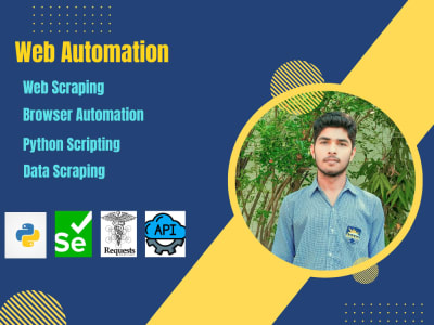 Automate browser web tasks with Selenium python | Upwork