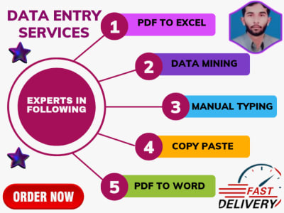 Expertise in Data Entry, Data Mining, Typing, Copy Paste & PDF Conversion | Upwork