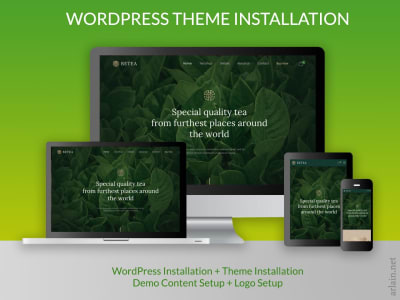WordPress Theme Installation with demo installation | Upwork