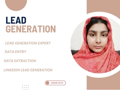 Lead generation, Data entry, List building, LinkedIn and Data collection. | Upwork