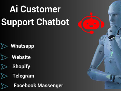 Ai Customer support chatbot for your business | Ai Chatbot developer ...