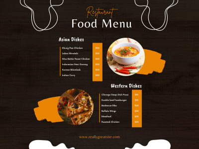 A good menu for your restaurant | Upwork