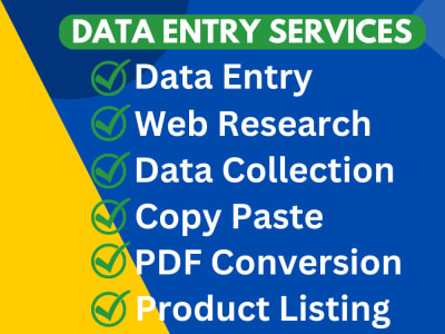Accurate data entry services with fast delivery | Upwork