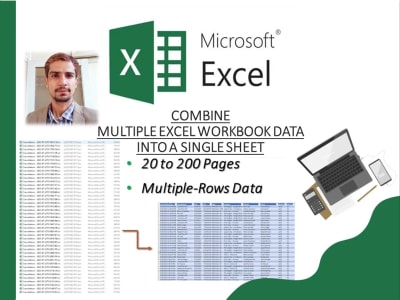 Multiple datasets combined into one Excel sheet | Upwork