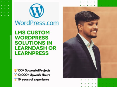 A LMS Custom WordPress Solutions in LearnDash or LearnPress | Upwork